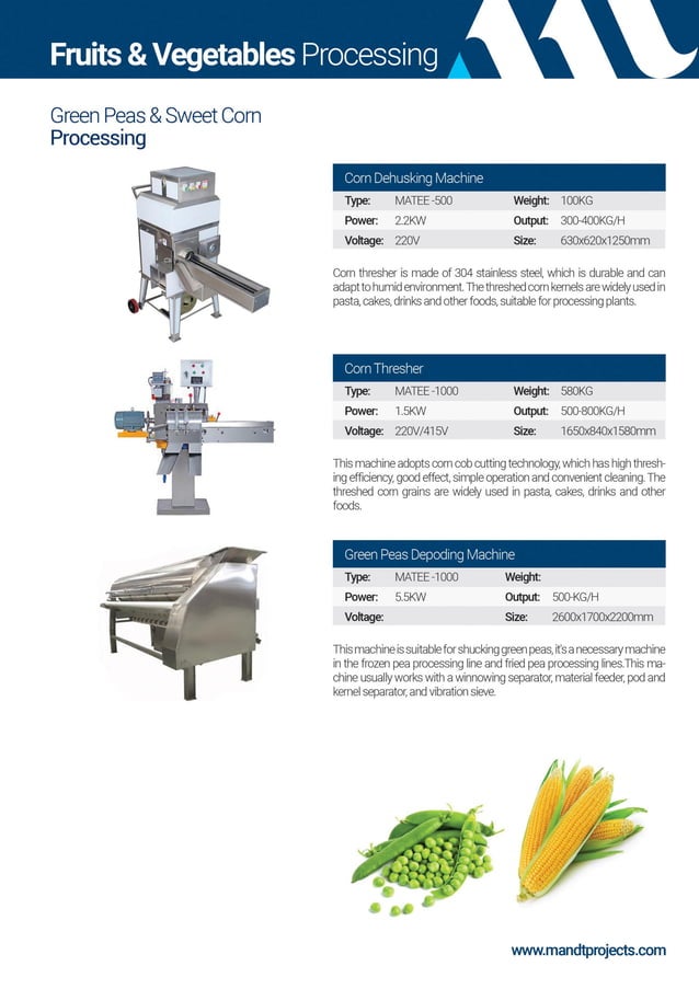 Fruits and Vegetable Processing Line Catalogue.pdf