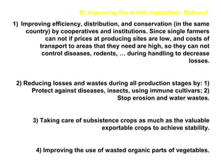 Vegetable production course | PPT