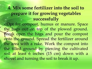 Vegetable production presentation | PPTX