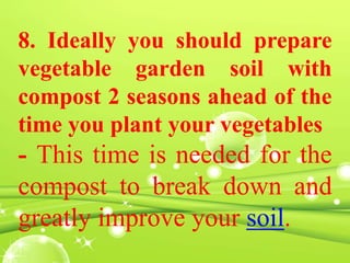 Vegetable production presentation | PPTX