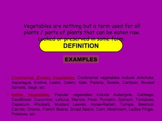 "Vegetables" | PPT