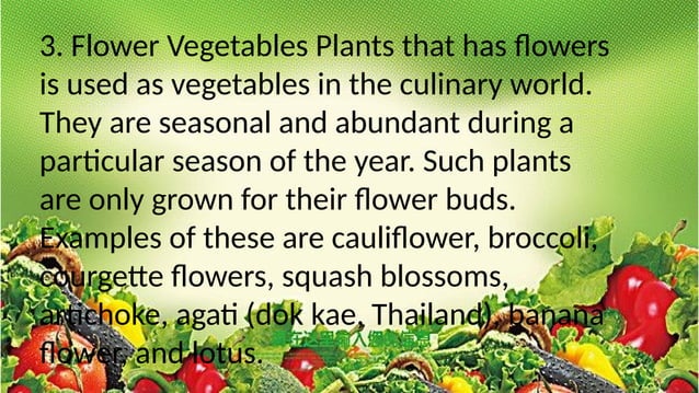 Quarter 2 TLE 10 WEE 1 MODULE 1 VEGETABLES.pptx | Vegetarian Diets ...