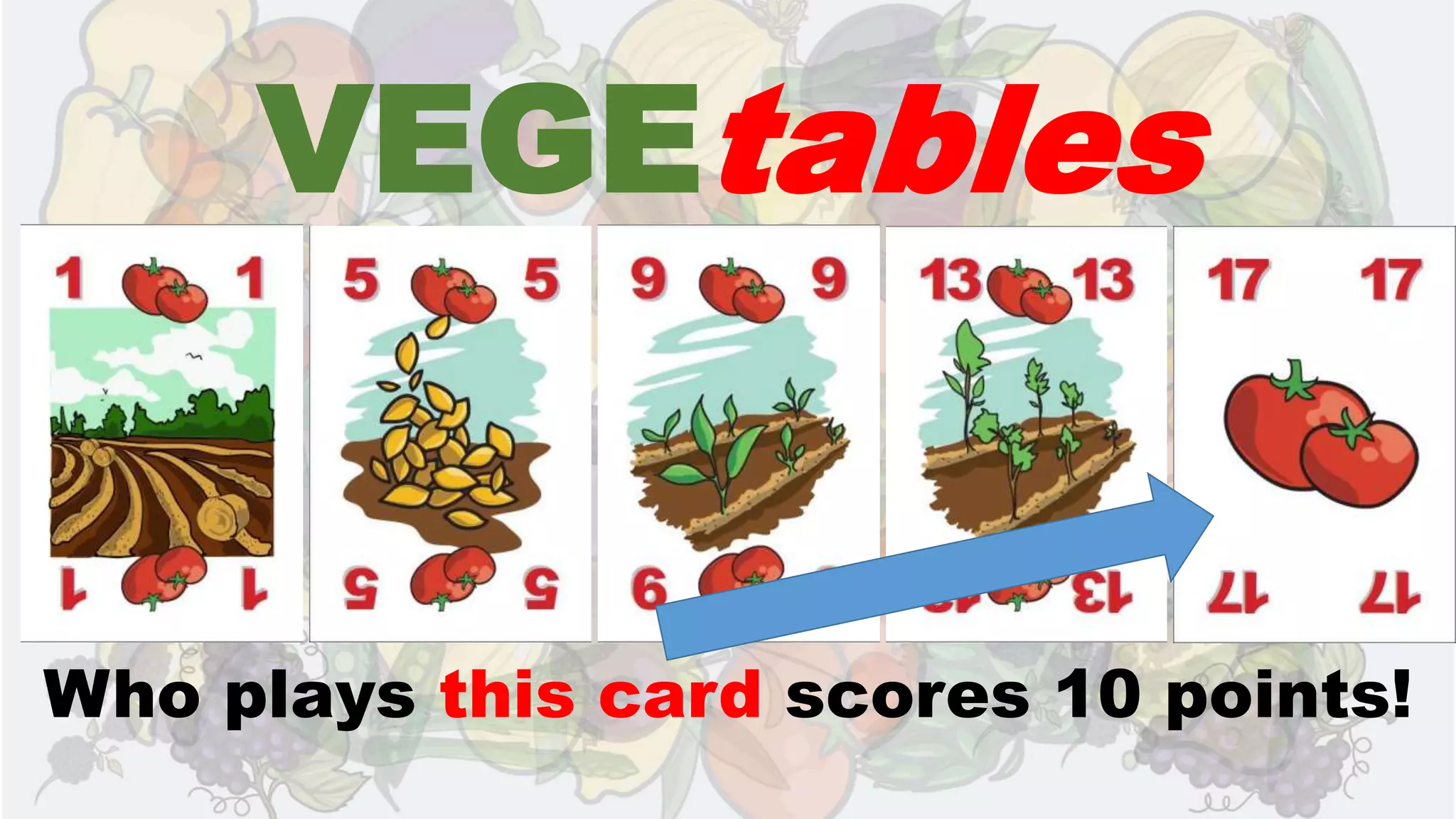 VEGEtables card game | PPTX
