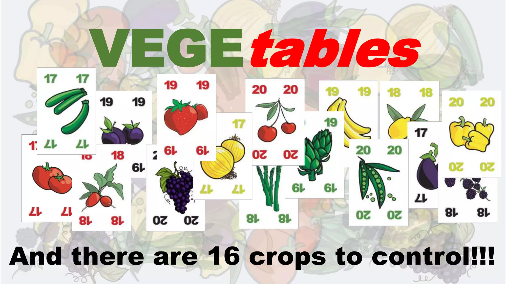 VEGEtables card game | PPTX
