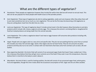 Vegetarian fact file | PPT
