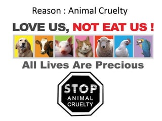 Persuasive speech : Vegetarianism | PPT