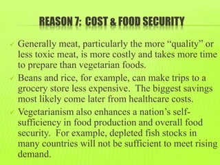 Vegetarianism and Veganism: the right choices | PPTX