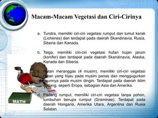 vegetasi tumbuhan | PPTX