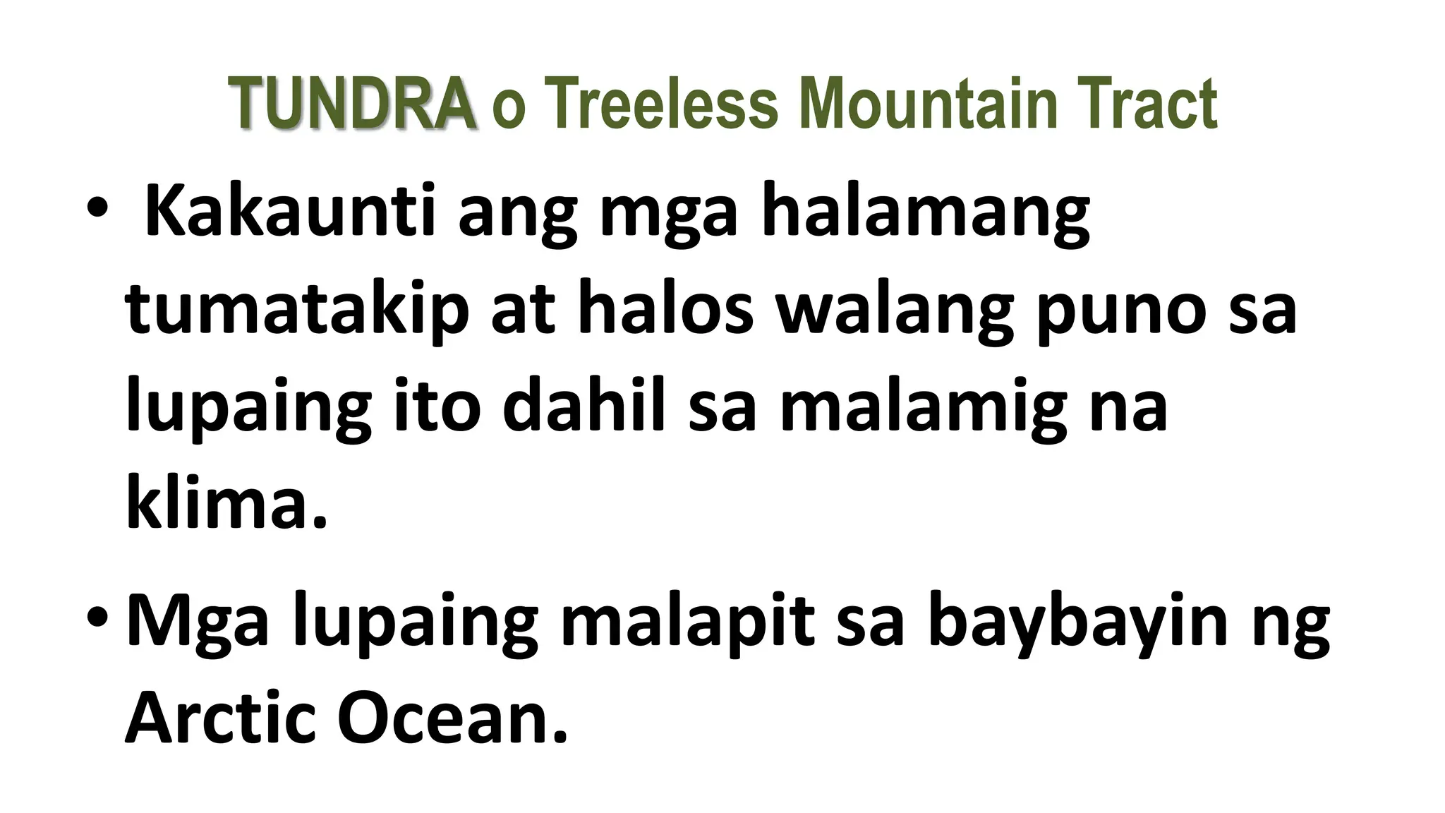 Vegetation Cover sa Asya (Heograpiya ng Asya) | PPTX