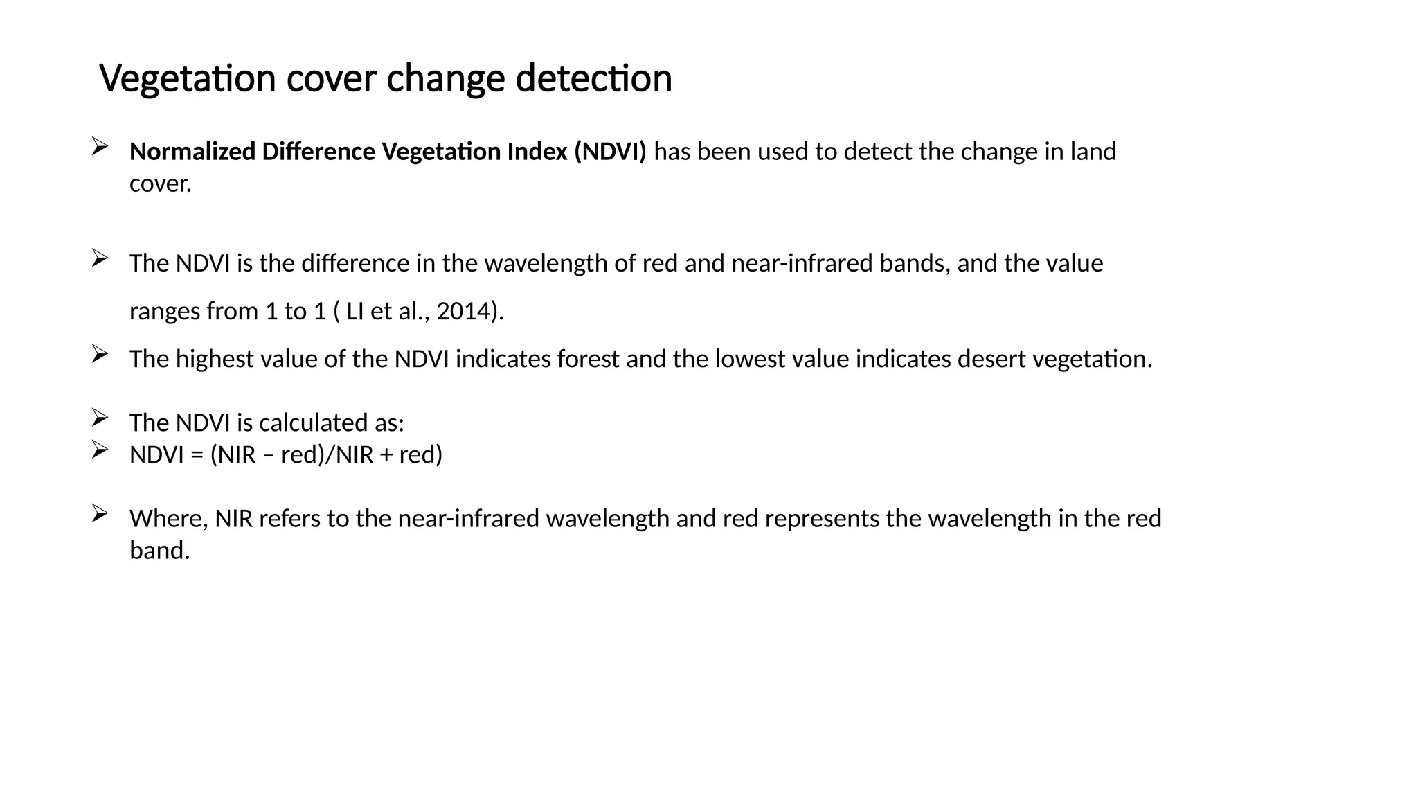 Vegetation cover change detection.pptx powerpoint | PPTX