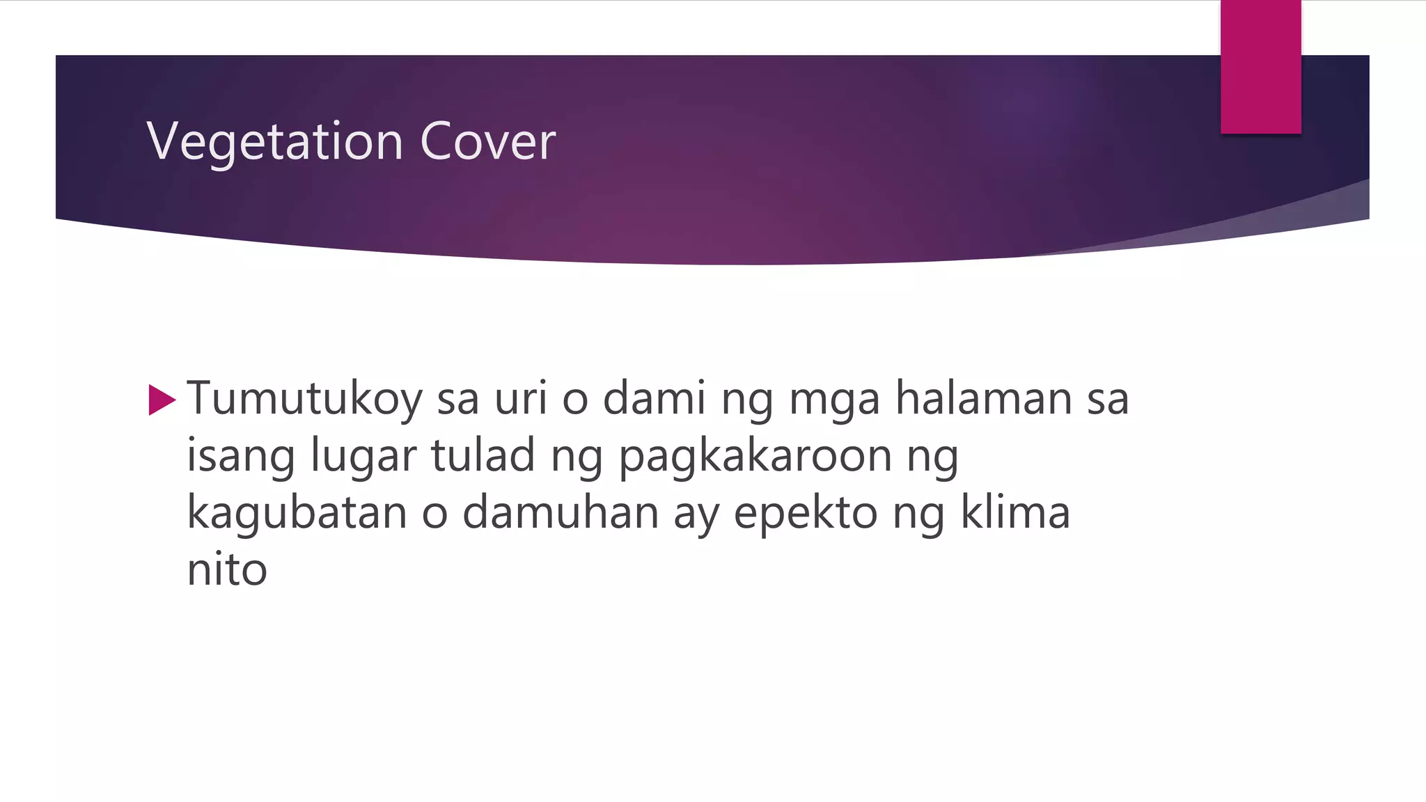 Vegetation cover ng asya ( behetasyon) | PPTX