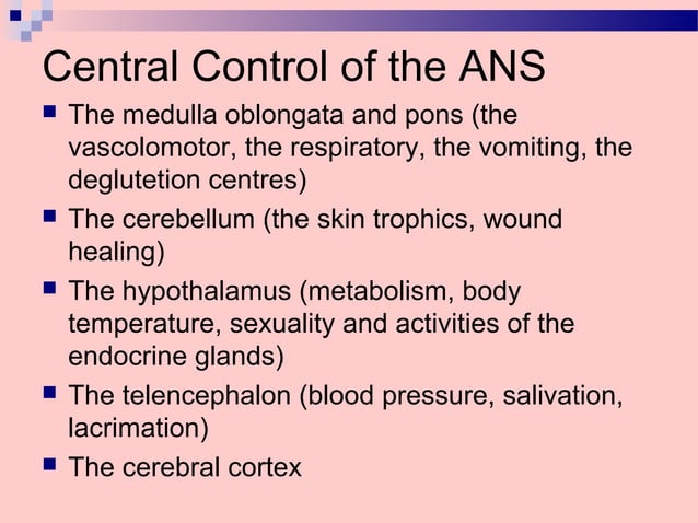 Vegetative nervous system | PPT