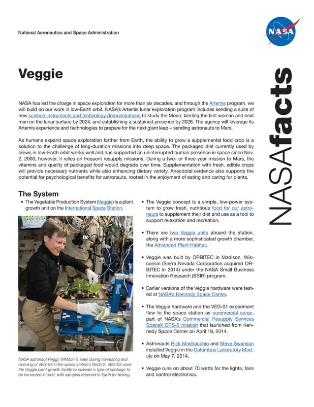 NASA Veggie | PDF