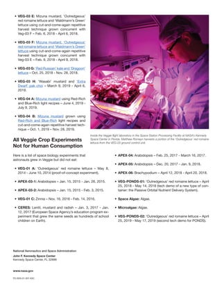 NASA Veggie | PDF