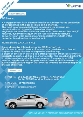 Vehicle Emission Instruments (PUC Analyzers) - Vasthi Instruments | PDF