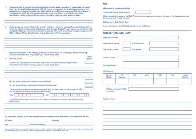 Vehicle identity-check-ni | PPT