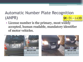 Vehicle access control using anpr | PPTX