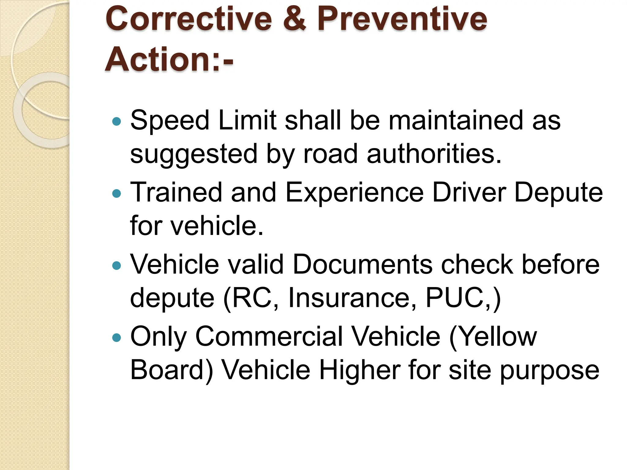 VEHICLE ACCIDENT PPT.pptx for travelling safety purposes | PPTX
