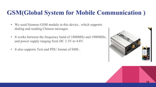 Vehicle anti theft tracking system based on internet of things | PPTX