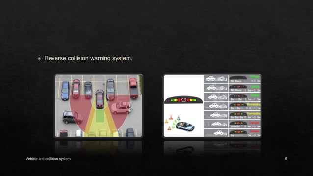 Vehicle anti collision system | PPTX