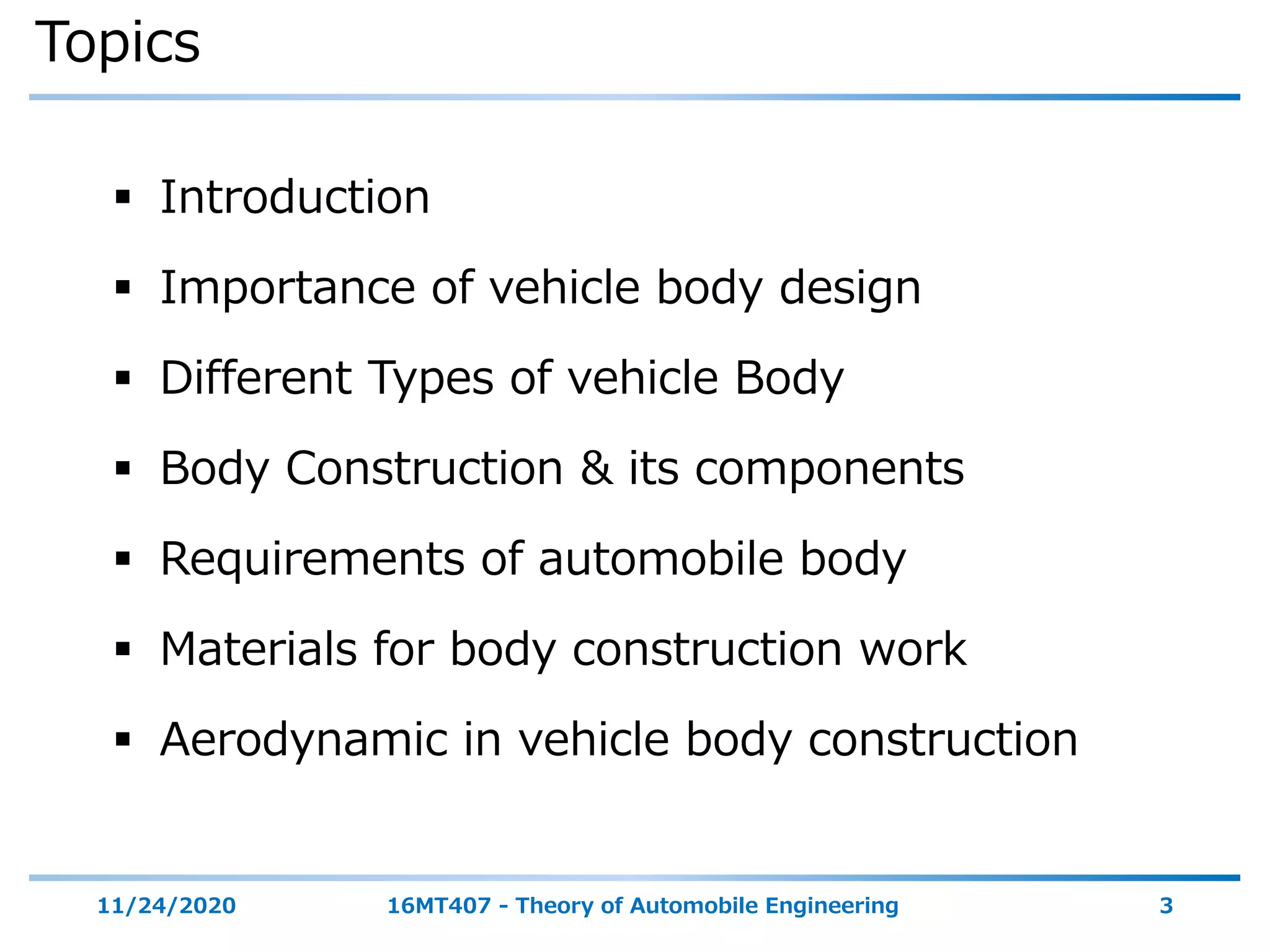 Vehicle body | PPTX