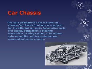 VEHICLE CHASSIS AND VEHICLE PACKAGING STUDY | PPT
