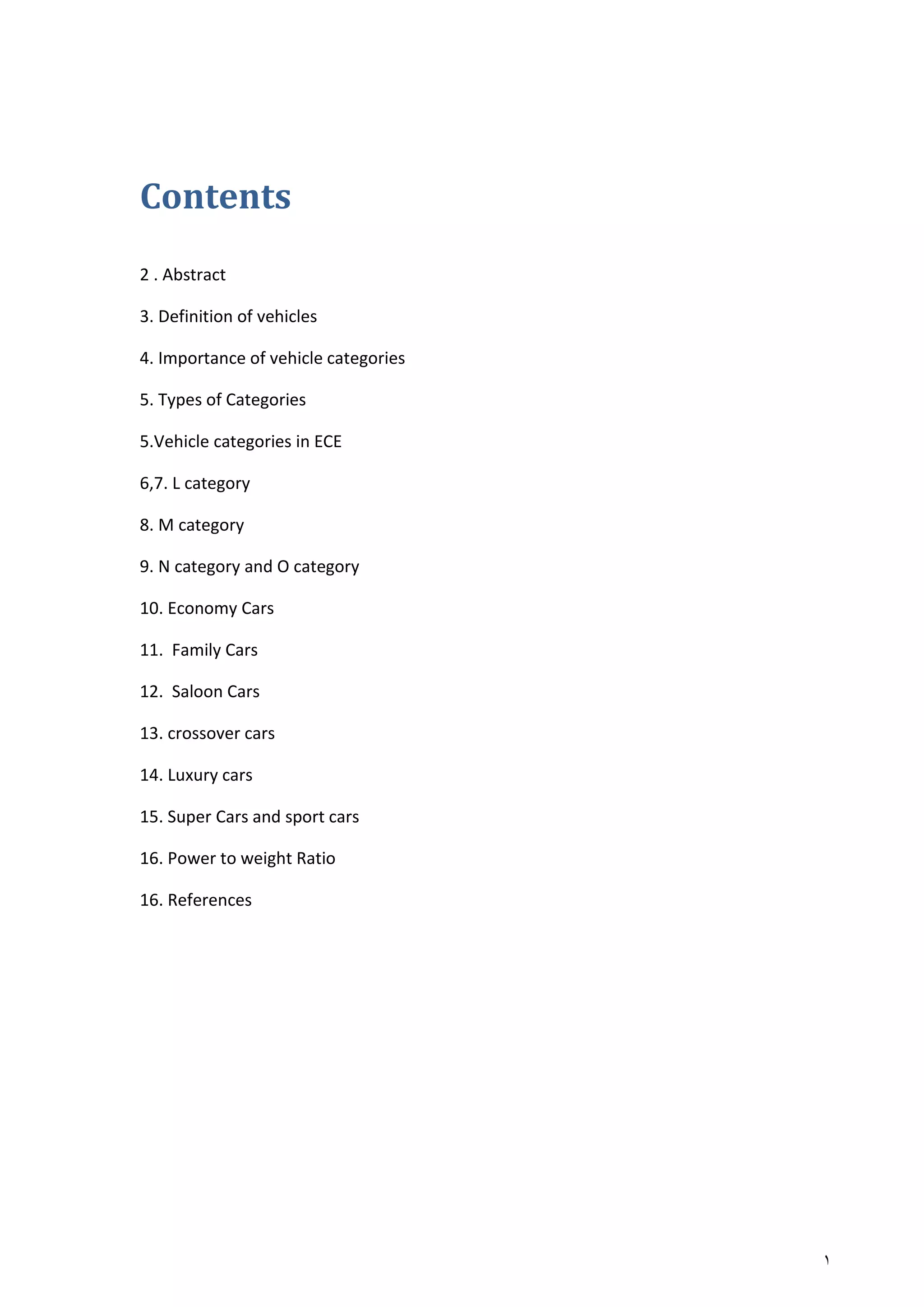 Vehicle classification | PDF