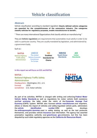 Vehicle classification | PDF