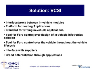 Vehicle Consumer Services Interface - In-Vehicle Middleware - Vladimir ...