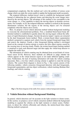 Vehicle counting without background modeling | PDF