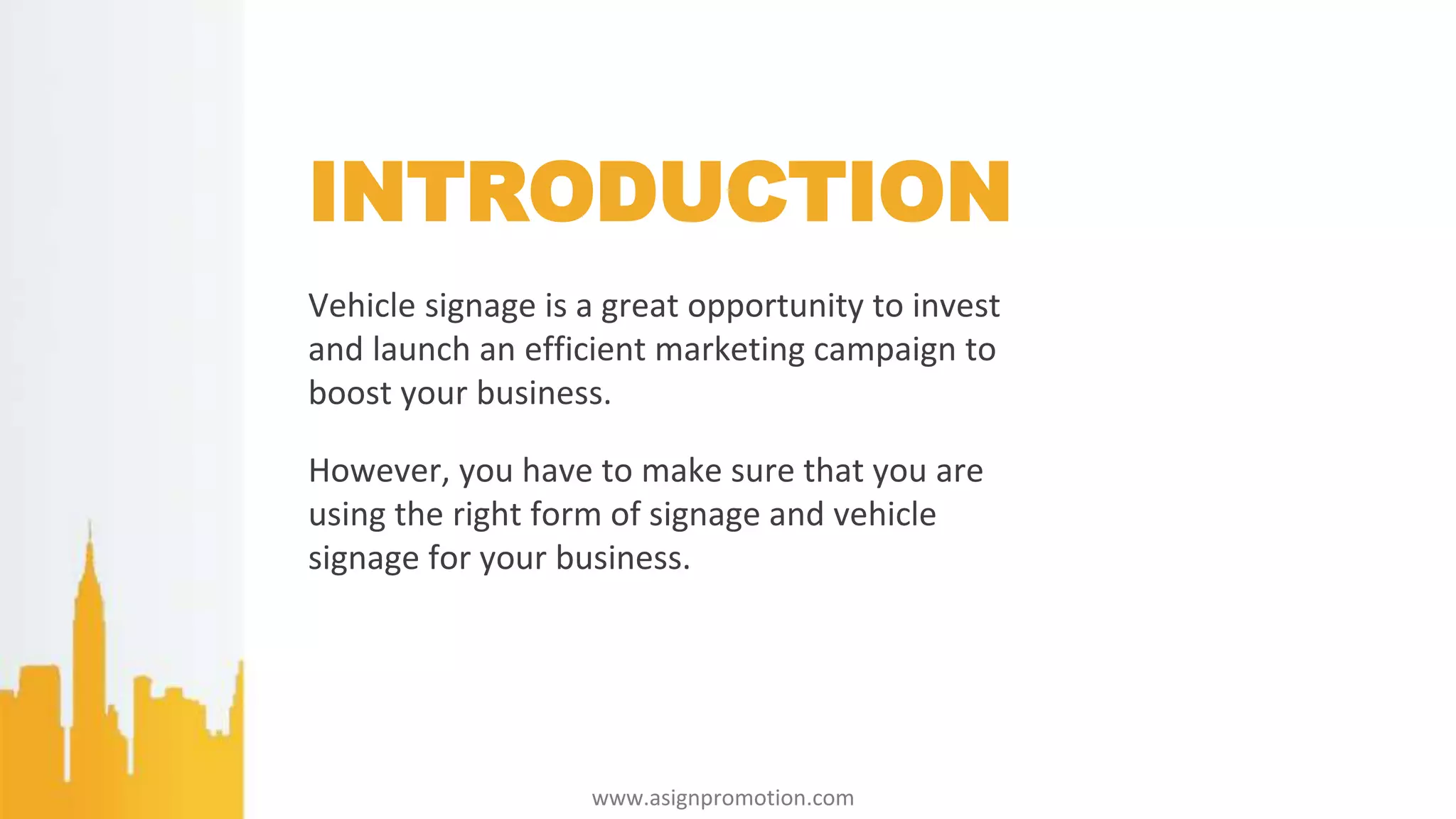 Vehicle decals and signs | PPTX