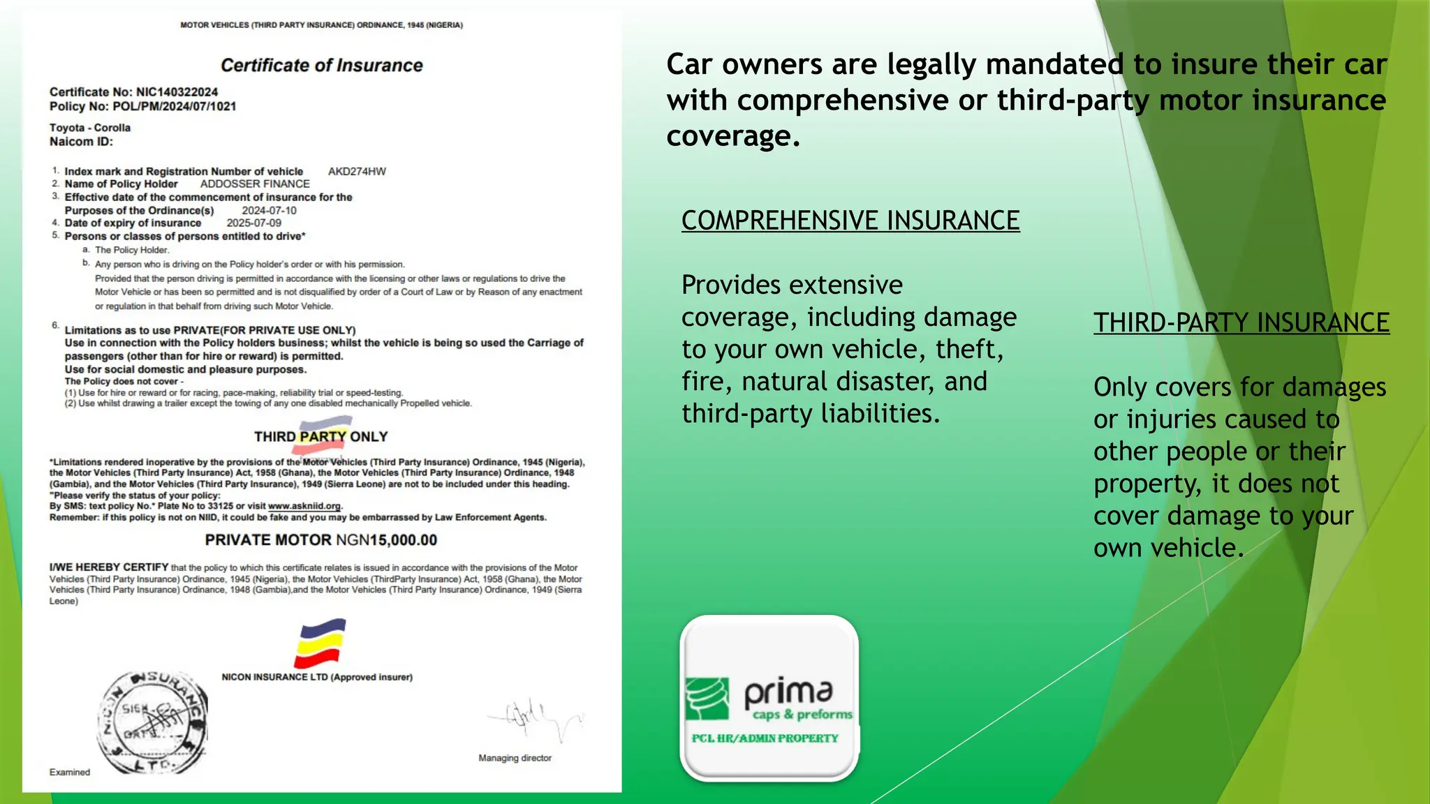 VEHICLE DEFECT REPORTING AND MAINTENACE LOGBOOK KEEPING.pptx