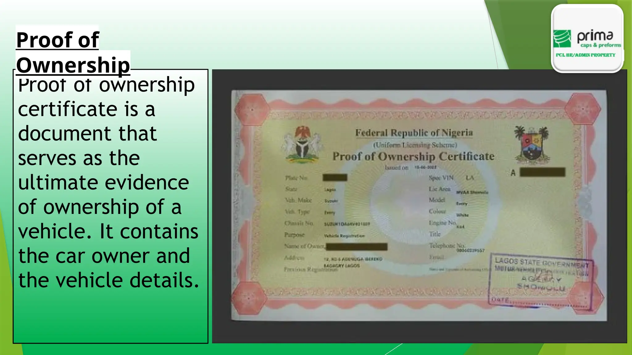 VEHICLE DEFECT REPORTING AND MAINTENACE LOGBOOK KEEPING.pptx