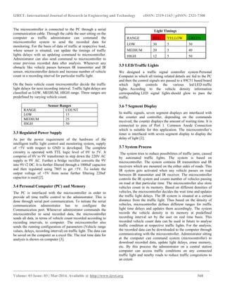 Vehicle density sensor system to manage traffic | PDF