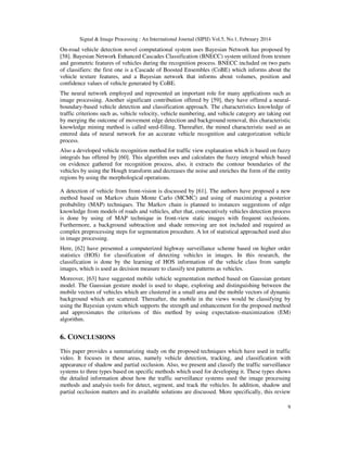 Vehicle detection and tracking techniques a concise review | PDF | Dash ...