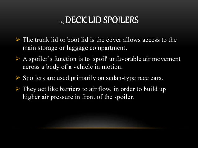 Vehicle dynamics - Chapter 2 (Road Loads) | PPTX