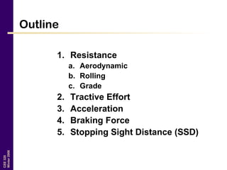 Vehicle Dynamics (Transportation Engineering) | PPT