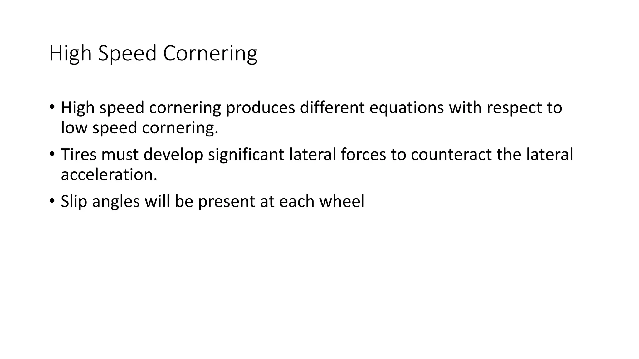 ackerman steering geometry and cornering | PPTX
