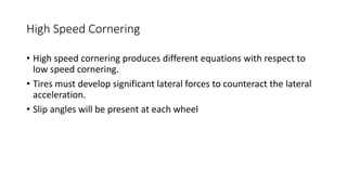 ackerman steering geometry and cornering | PPTX