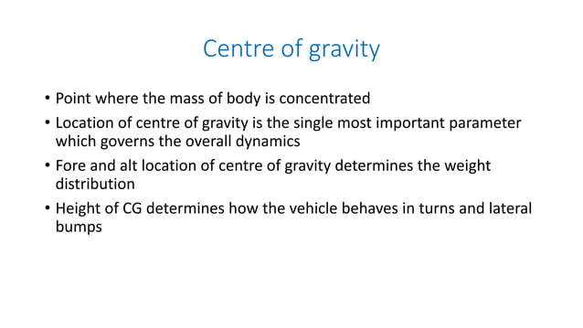 Vehicle Dynamics.pptx | Physics | Science