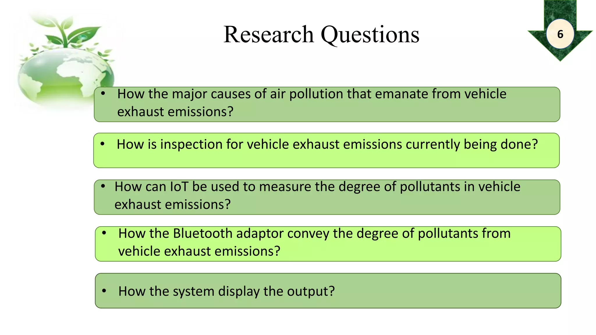 Vehicle Emission Testing System | PPTX