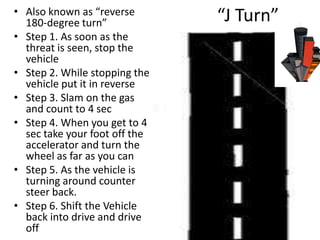 Vehicle evasion maneuvers | PPTX
