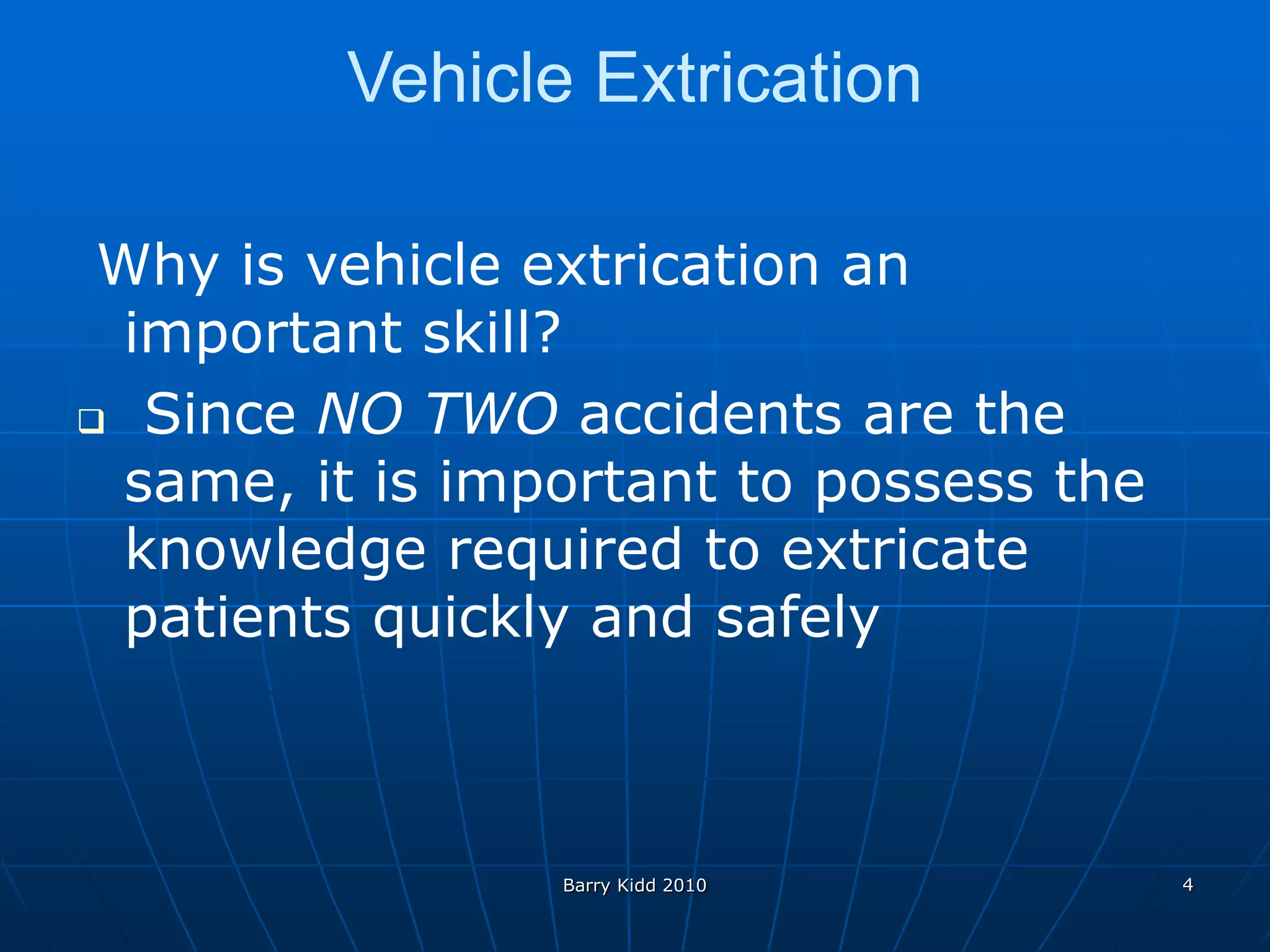 Vehicle extrication | PPT