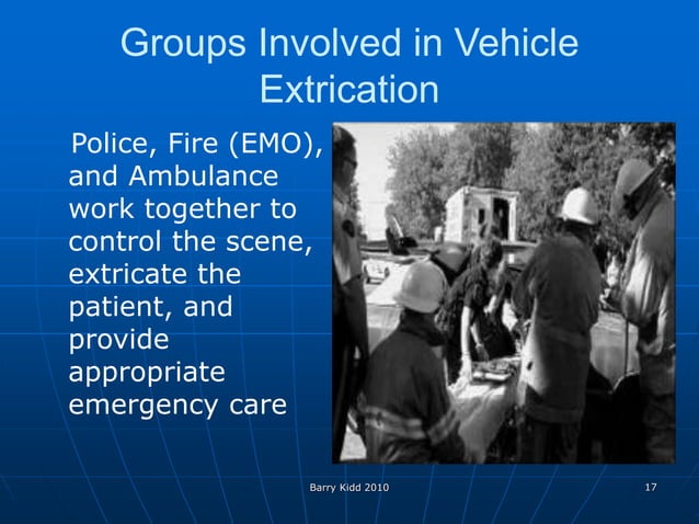 Vehicle extrication | PPT