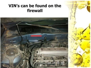 Vehicle identification numbers | PPTX