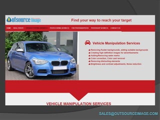 Vehicle image manipulation services | PPTX