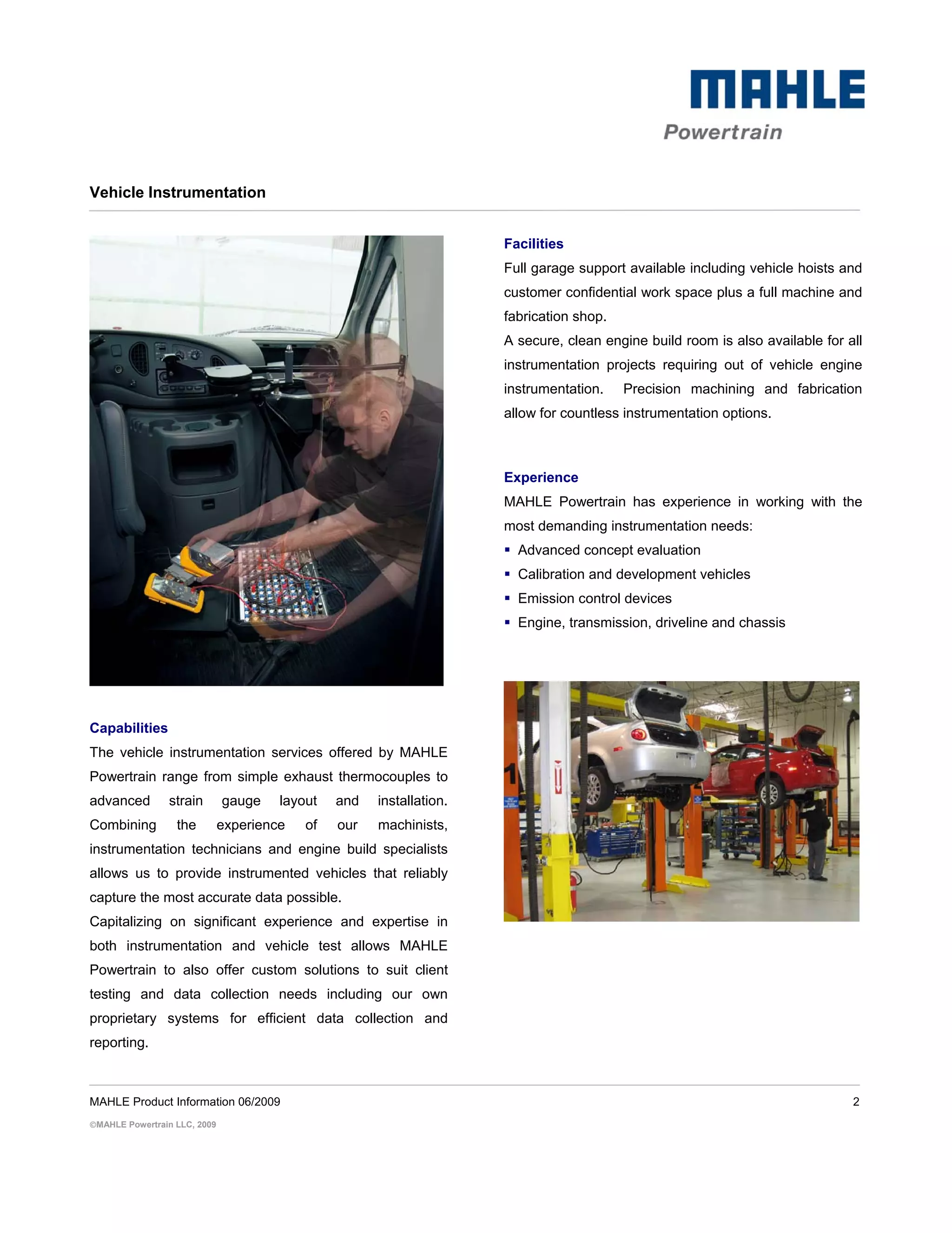 Vehicle Instrumentation | PDF