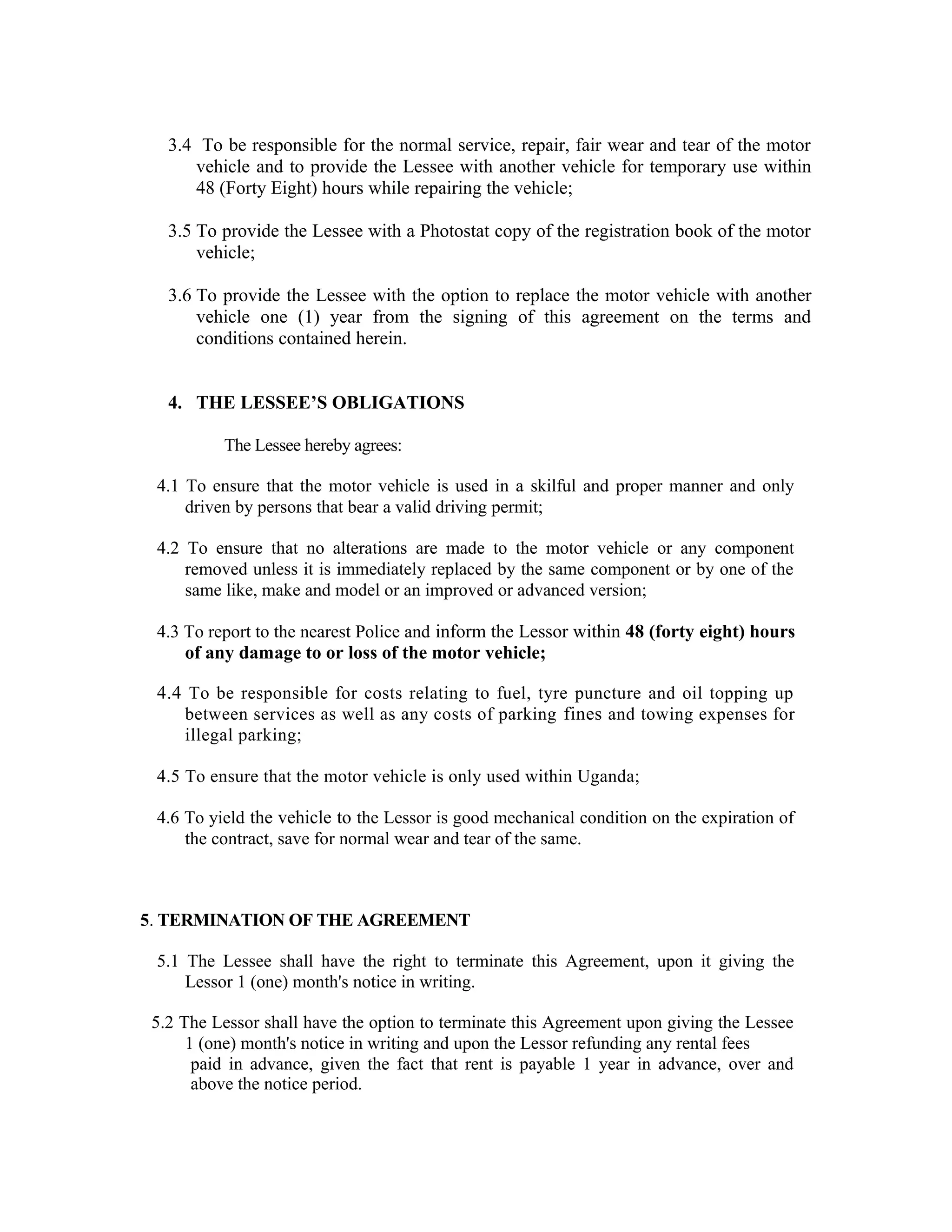 Vehicle lease agreement_template | DOC