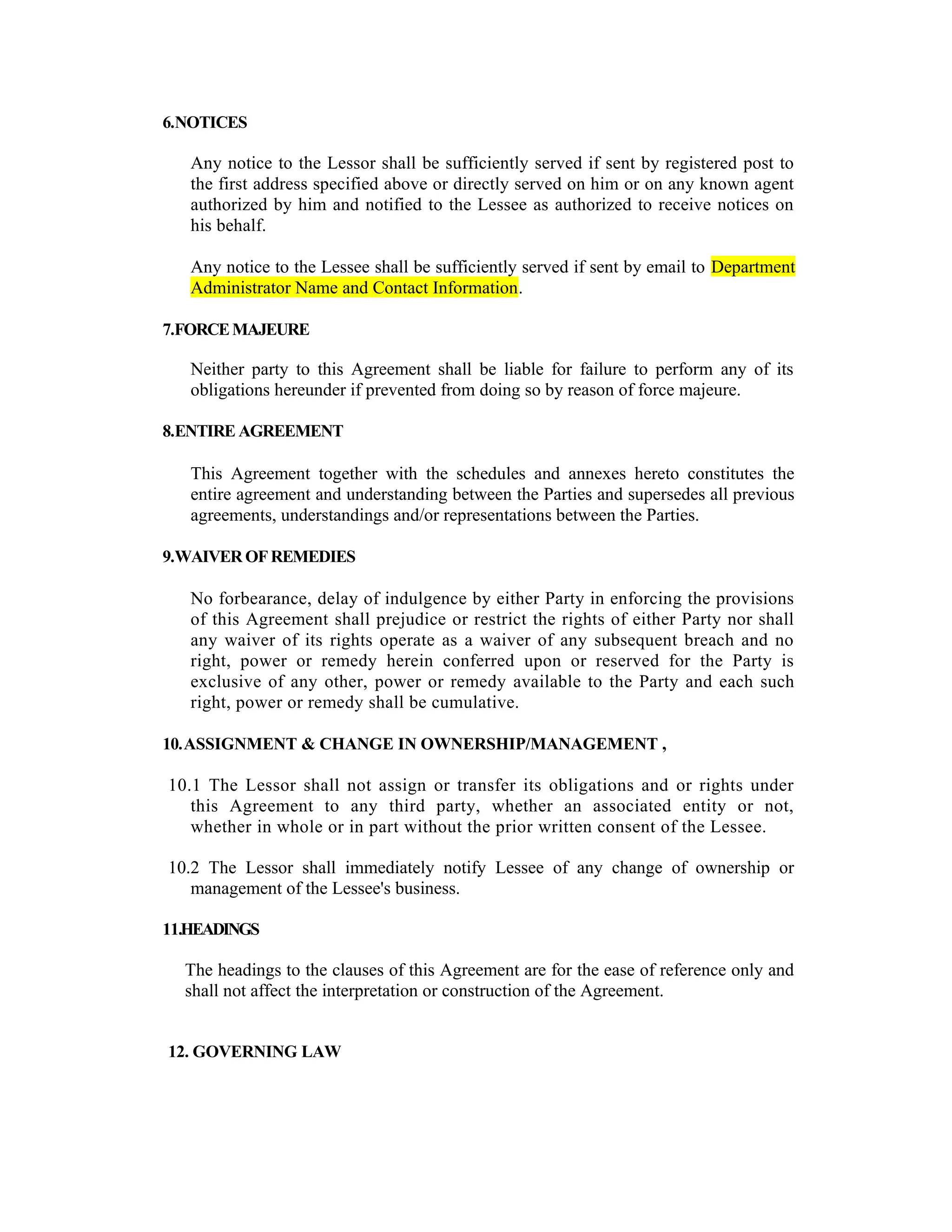 Vehicle lease agreement_template | DOC