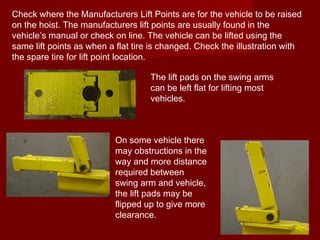 ONTAP - Vehicle Lift Safety | PPT